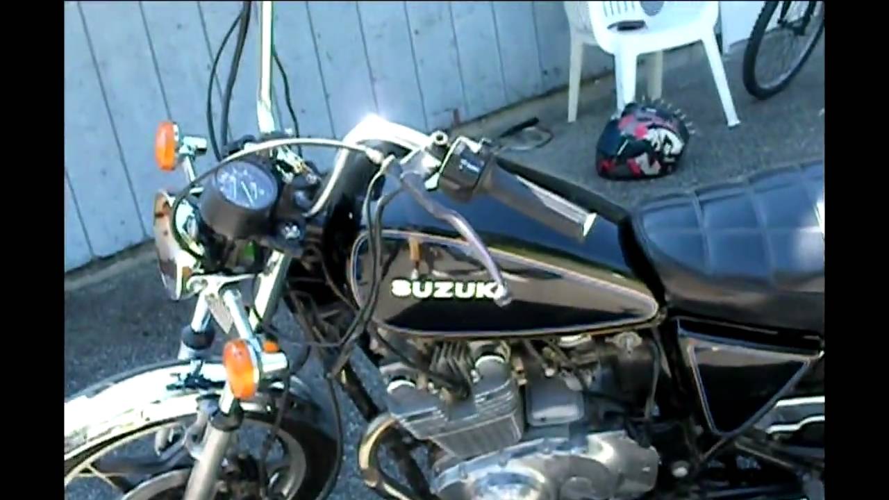 1980 Suzuki GS450L Hunting Idle - YouTube