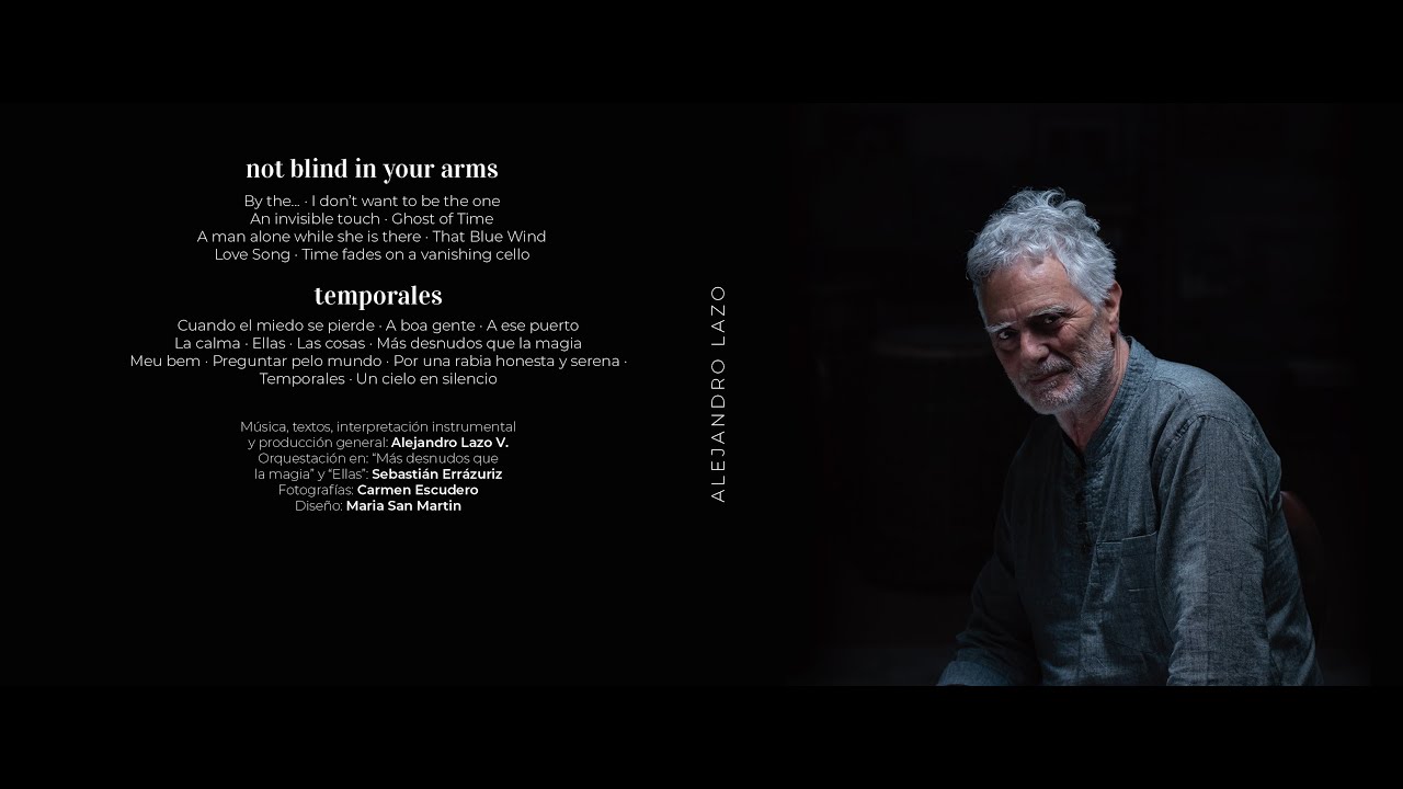 Lanzamiento "Not Blind in your Arms" y "Temporales" de Alejandro Lazo ...