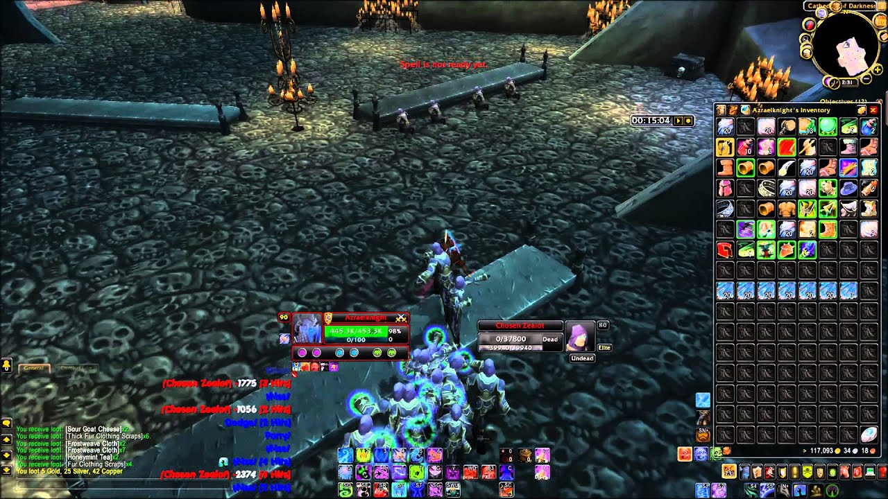 Frostweave Cloth Farming Guide - Cathedral of Darkness - YouTube