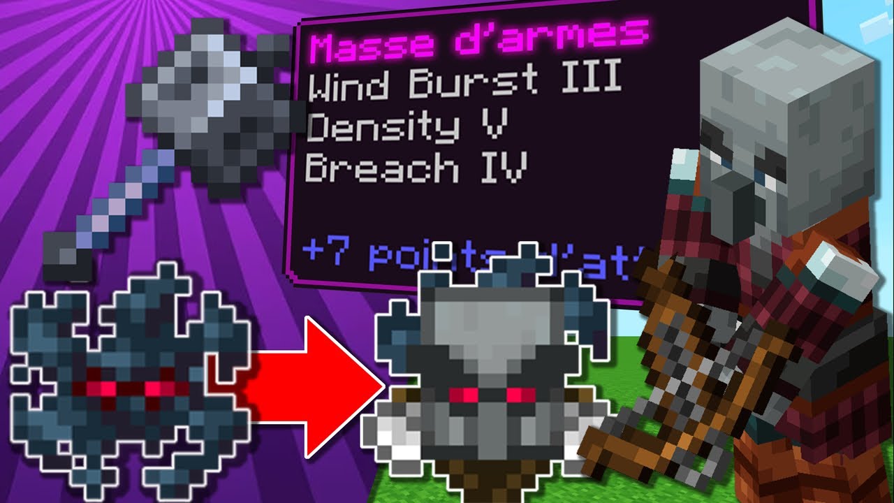 NOUVEAUTÉ POUR LES RAIDS + ENCHANTEMENTS POUR LA MACE !!! - Beta 1.21.0 ...