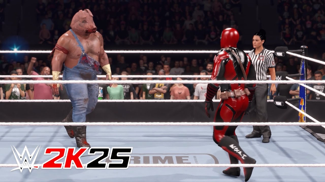 WWE 2K25 : The Pig Vs Dead Pool - YouTube