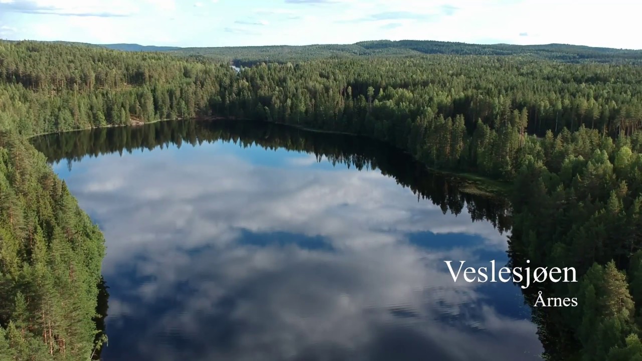 Veslesjøen Årnes, Norway - DJI Spark - YouTube