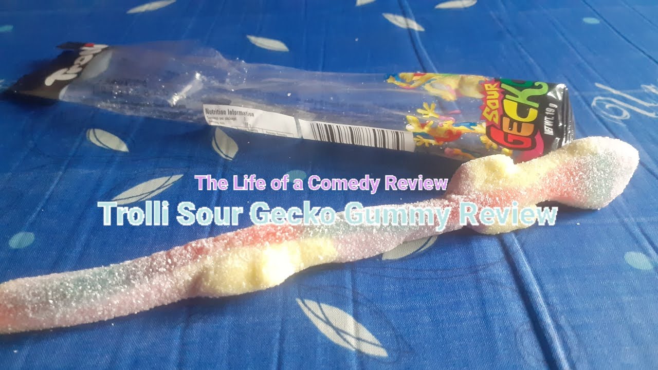 The Life of a Comedy Review: Trolli Sour Gecko Gummy Review - YouTube