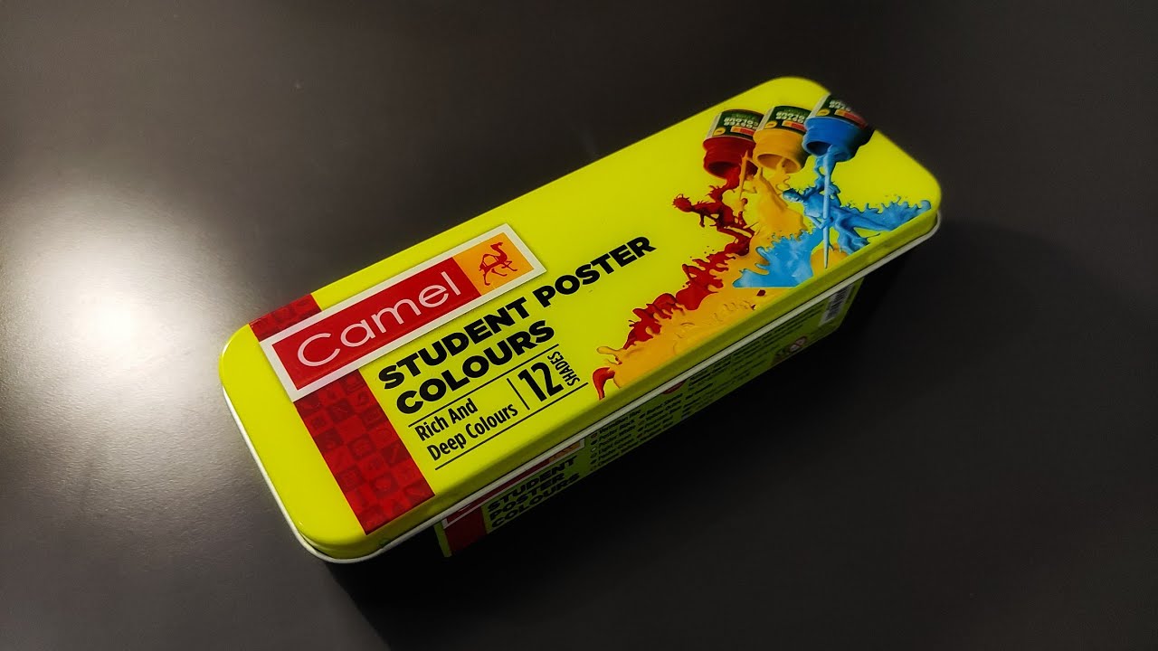 Camel 12 shades Poster colour unboxing | Unboxing #3 | #postercolour ...