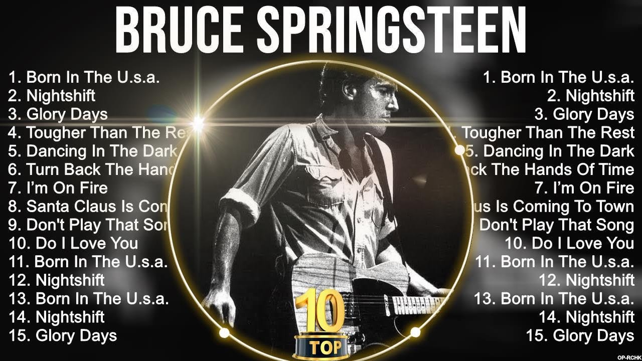 Bruce Springsteen Greatest Hits ~ Best Songs Of 80s 90s Old Music Hits ...