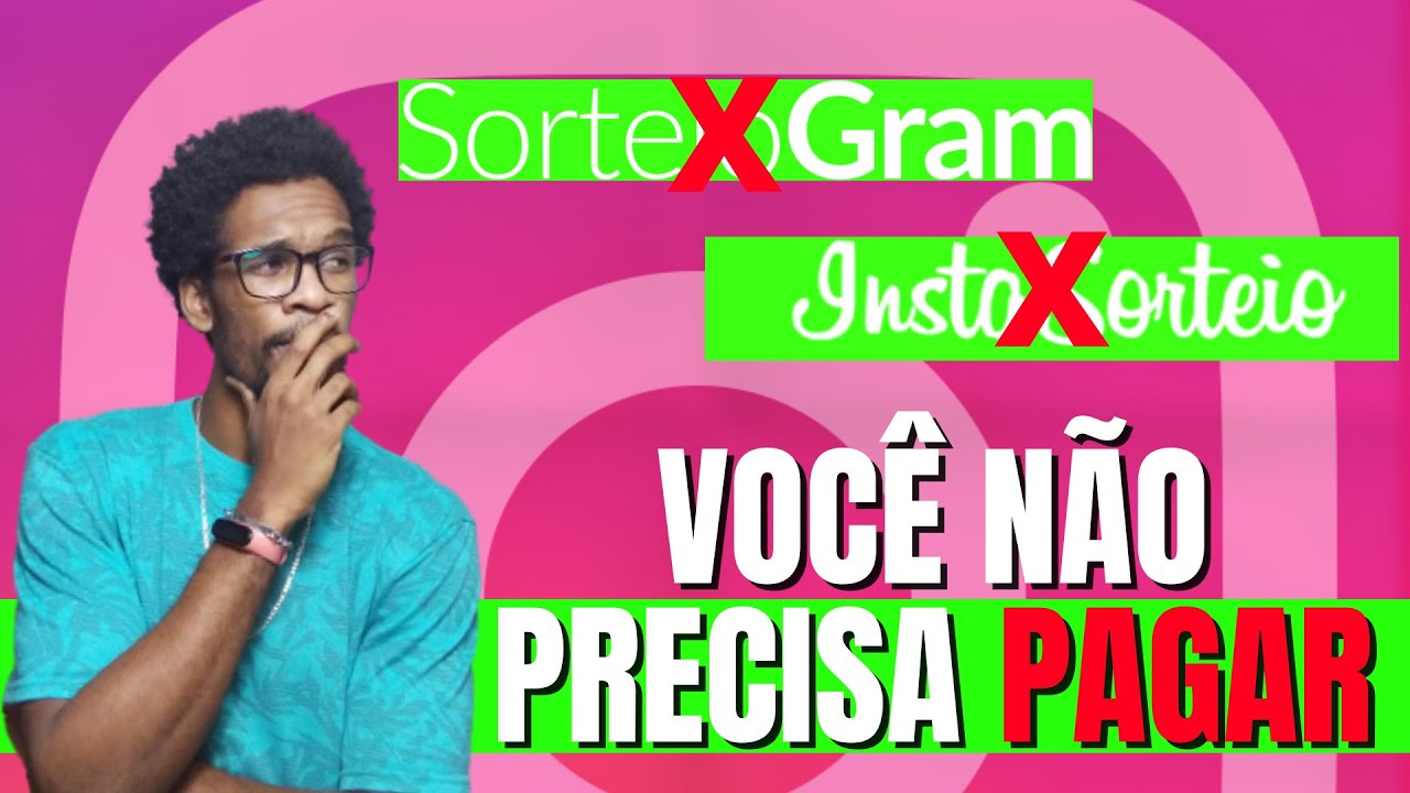 Faça Sorteios no Instagram de Graça | Sem o Sorteiogram/ InstaSorteio ...