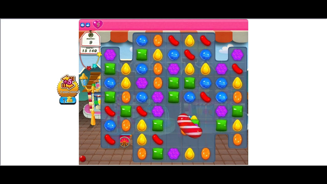 Candy Crush Saga (Flash Version): Level 4 (No Boosters) - YouTube