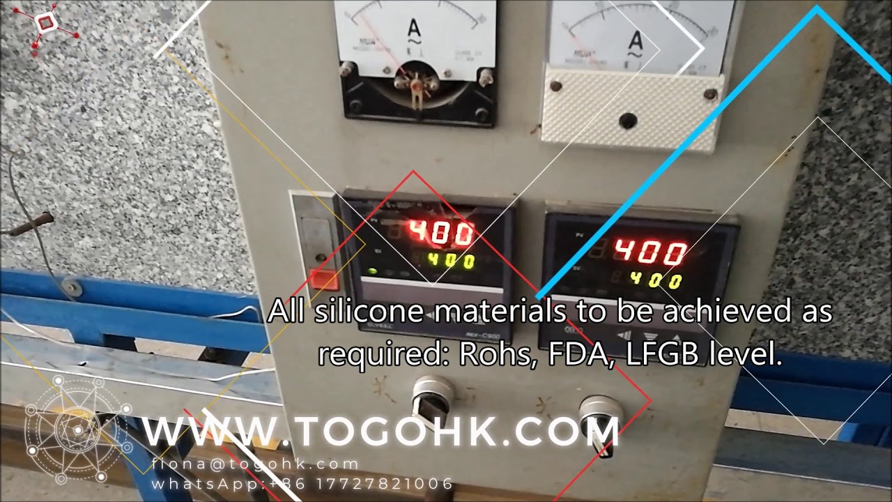 extrusion process of silicone rubber tubing and hose - YouTube