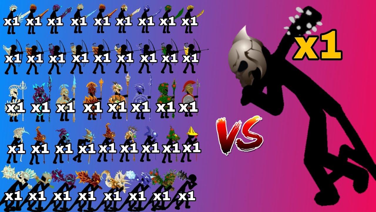 All Stick Figures Teams Vs Super Final Boss - Stick War Legacy - YouTube