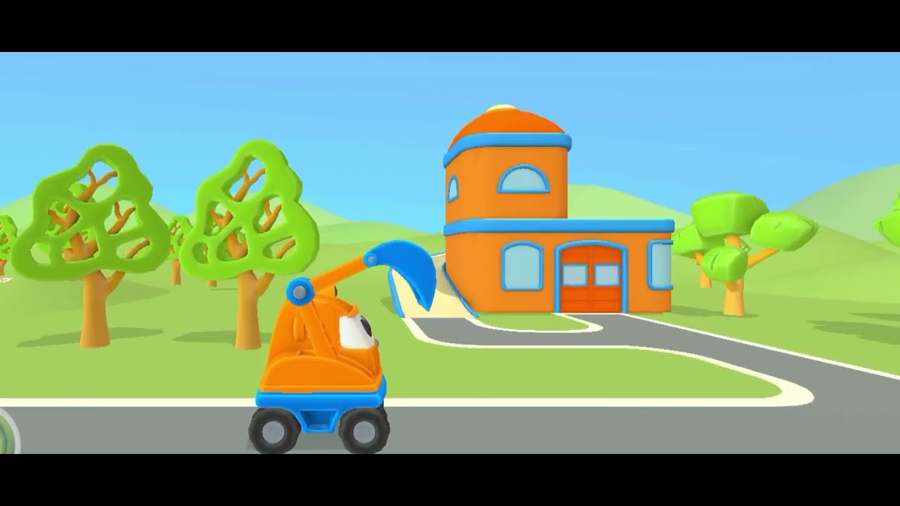 JCB cartoon video for kids fun toy factory - YouTube