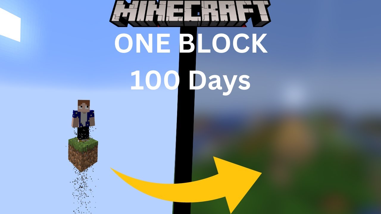 Minecraft 100 Days of ONE BLOCK! - YouTube