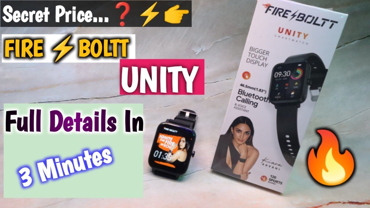Smart Watch Fire Boltt UNITY Unboxing ⚡ Fire Boltt UNITY Bluetooth Calling Smart Watch 🔥🔥# ...
