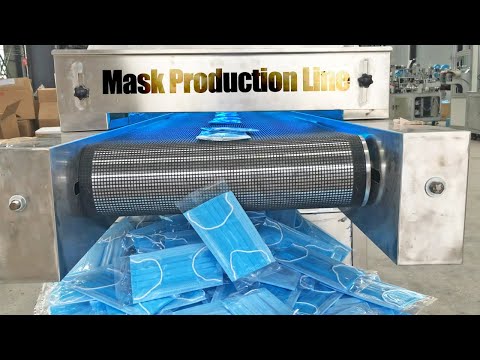 3ply Surgical Mask Making Machine With Packing & Sterilization Machine (2021)