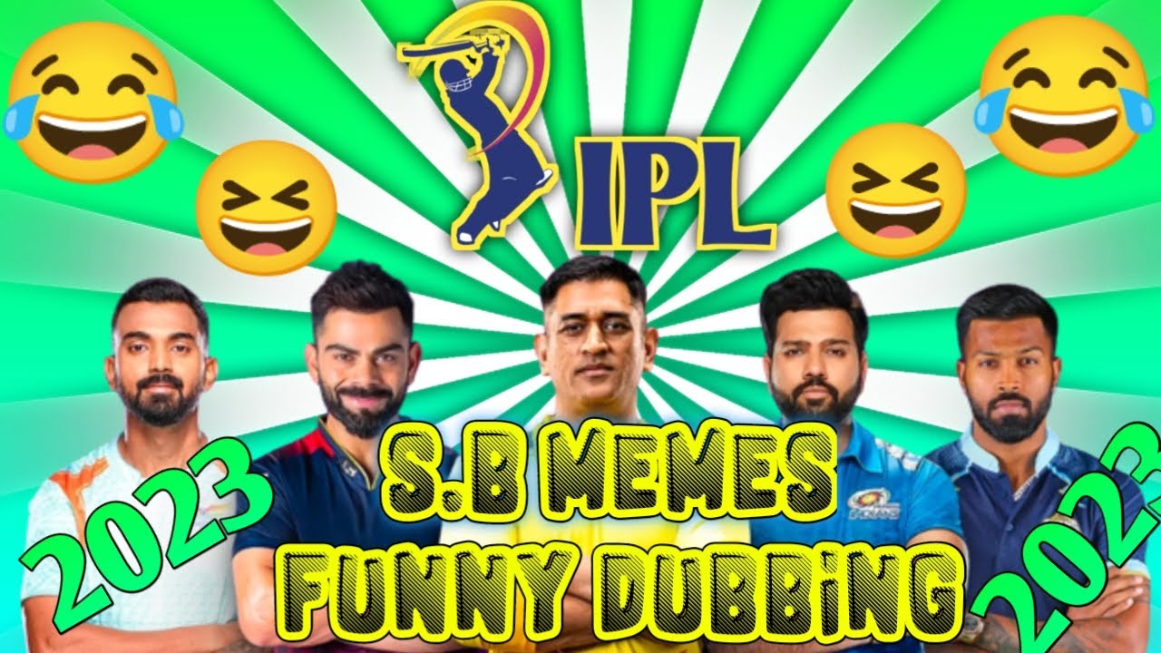 IPL 2023 😂/Funny dubbing circket funny dubbing 2023/sbmemes/csk.kkr ...