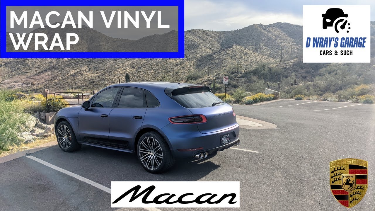 It's a Wrap! Porsche Macan Full Vehicle Wrap - Matte Trenton Blue ...