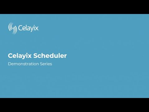 The Celayix Scheduler View - YouTube