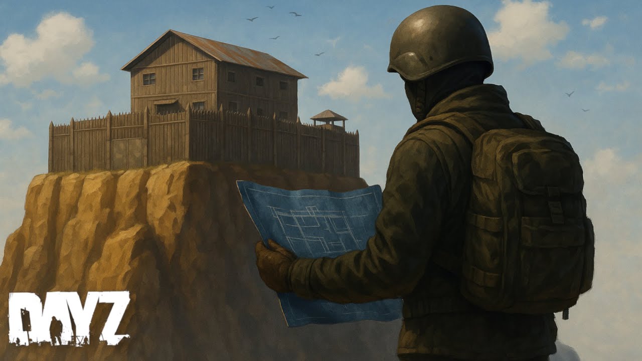 I Built a Hidden Base on the Edge of the Map - DayZ - YouTube