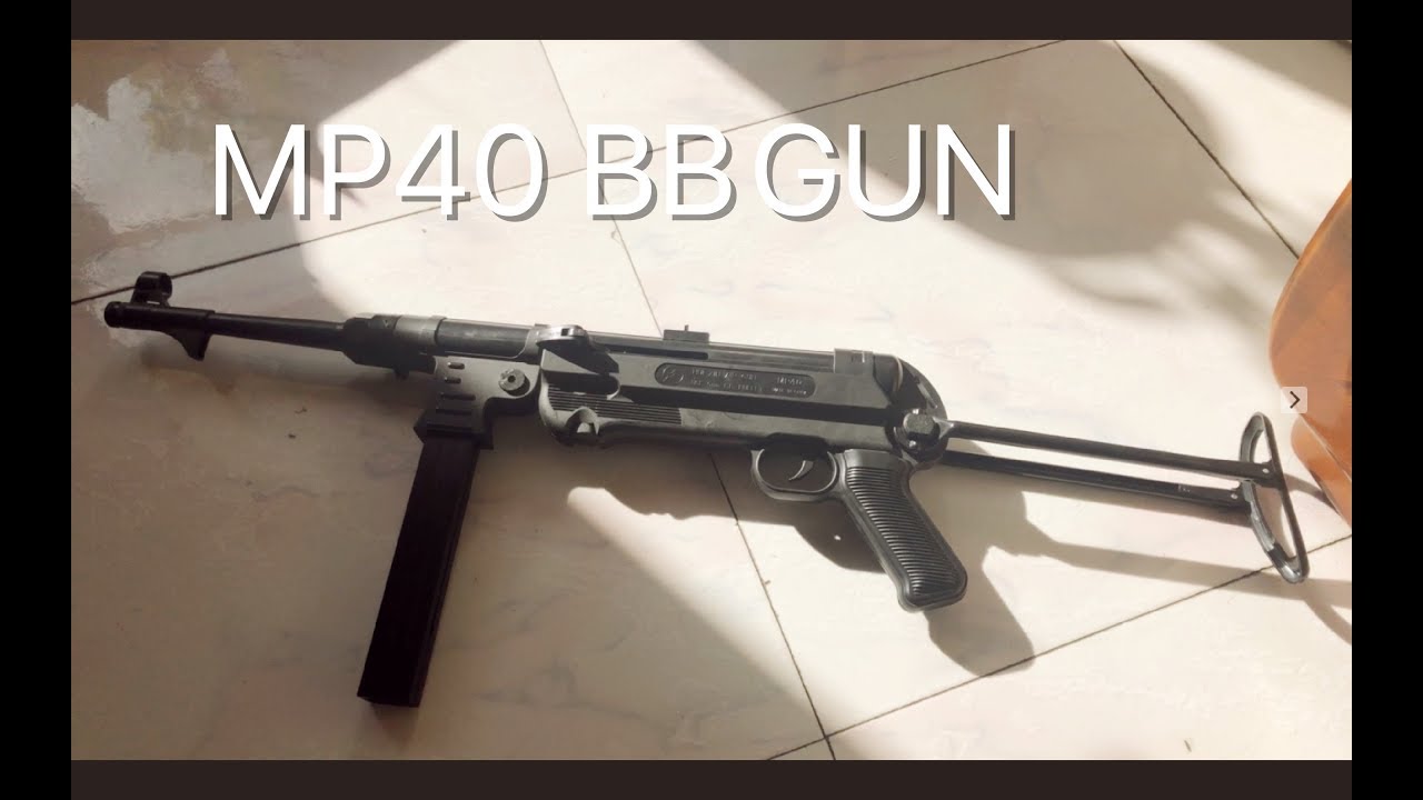 Mp40 BB Gun review - YouTube