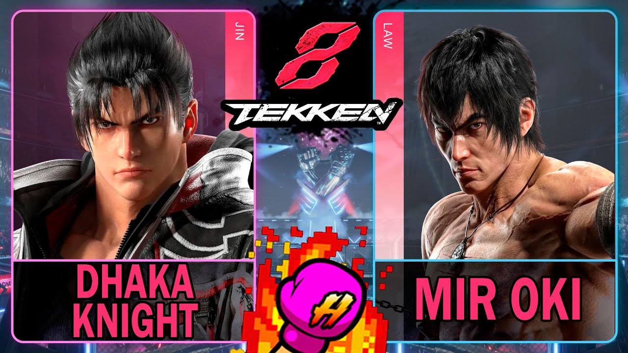 Tekken 8 Dhaka Knight (JIN) VS Mir Oki (LAW) 🥊 鉄拳8🥊4K 60ᶠᵖˢ🥊T8🥊TK8 # ...