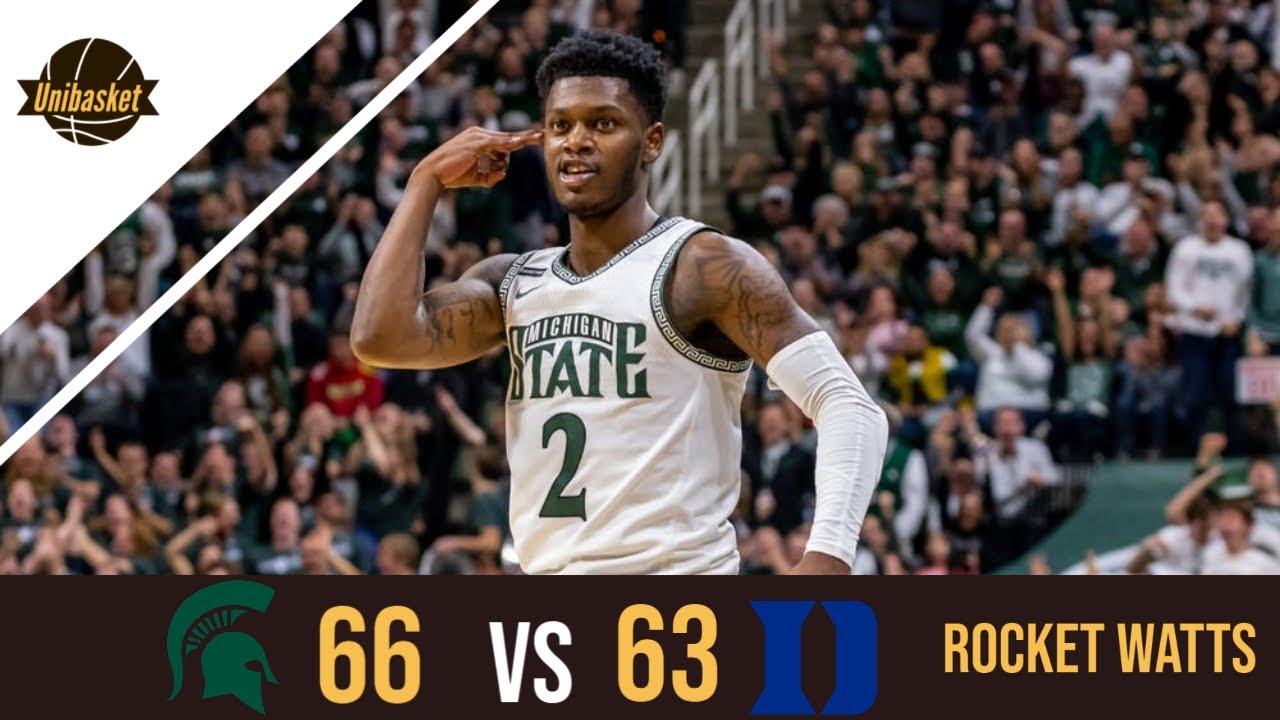 ¡MICHIGAN STATE vs DUKE, ROCKET WATTS providencial para la victoria de ...