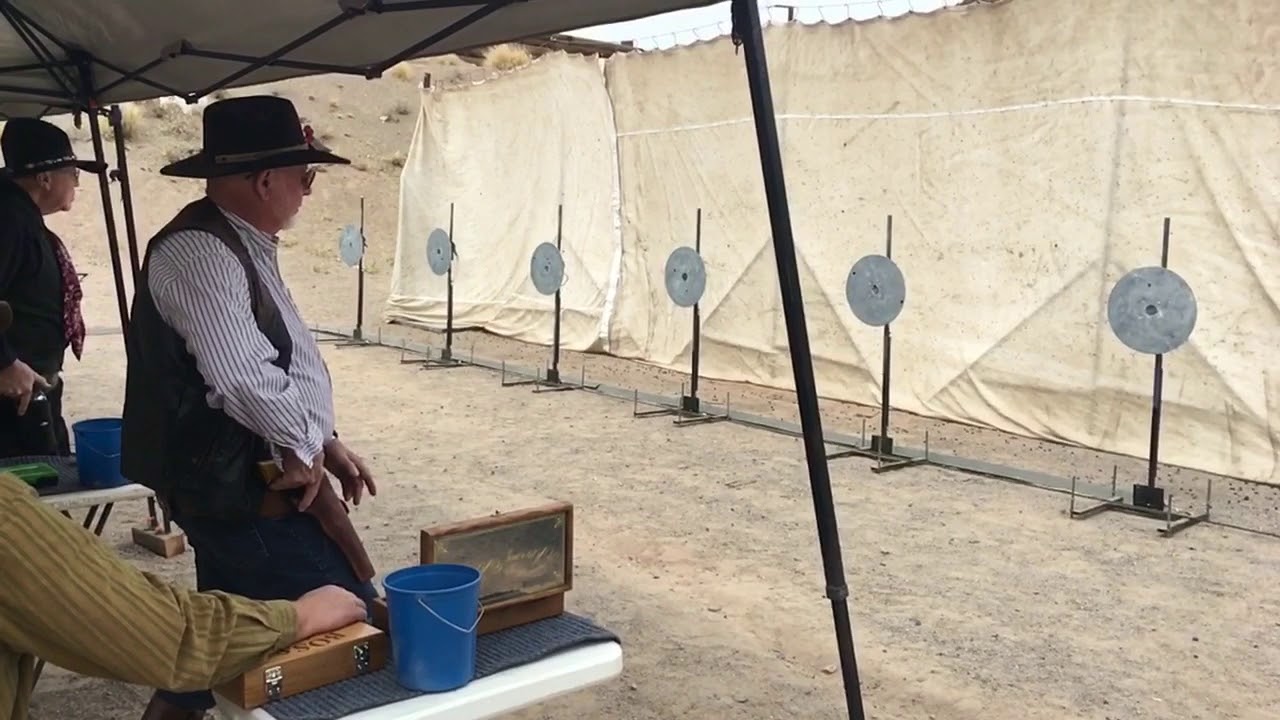 Wyoming Ranger in Slow Motion - Cowboy Fast Draw - YouTube
