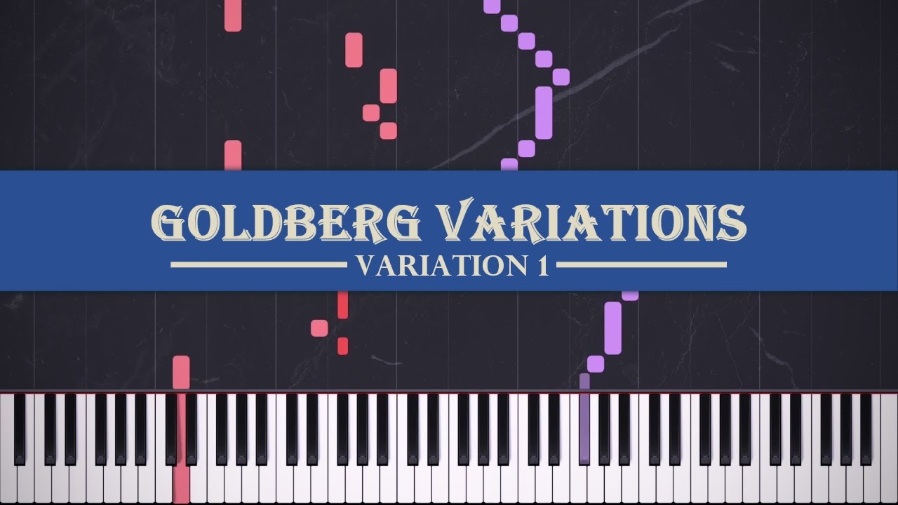 Goldberg Variations - Variation 1 | Synthesia Tutorial - YouTube