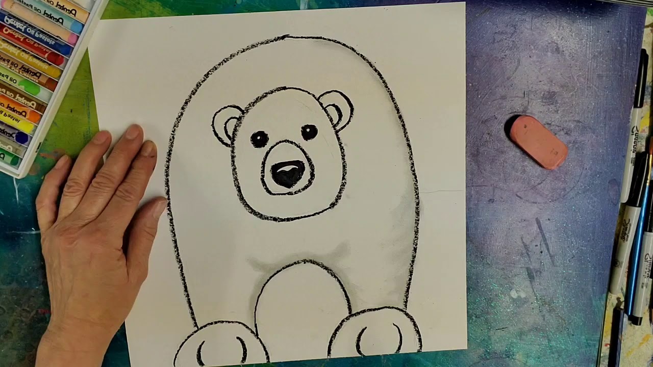 Art Lesson--Polar Bear Elementary - YouTube