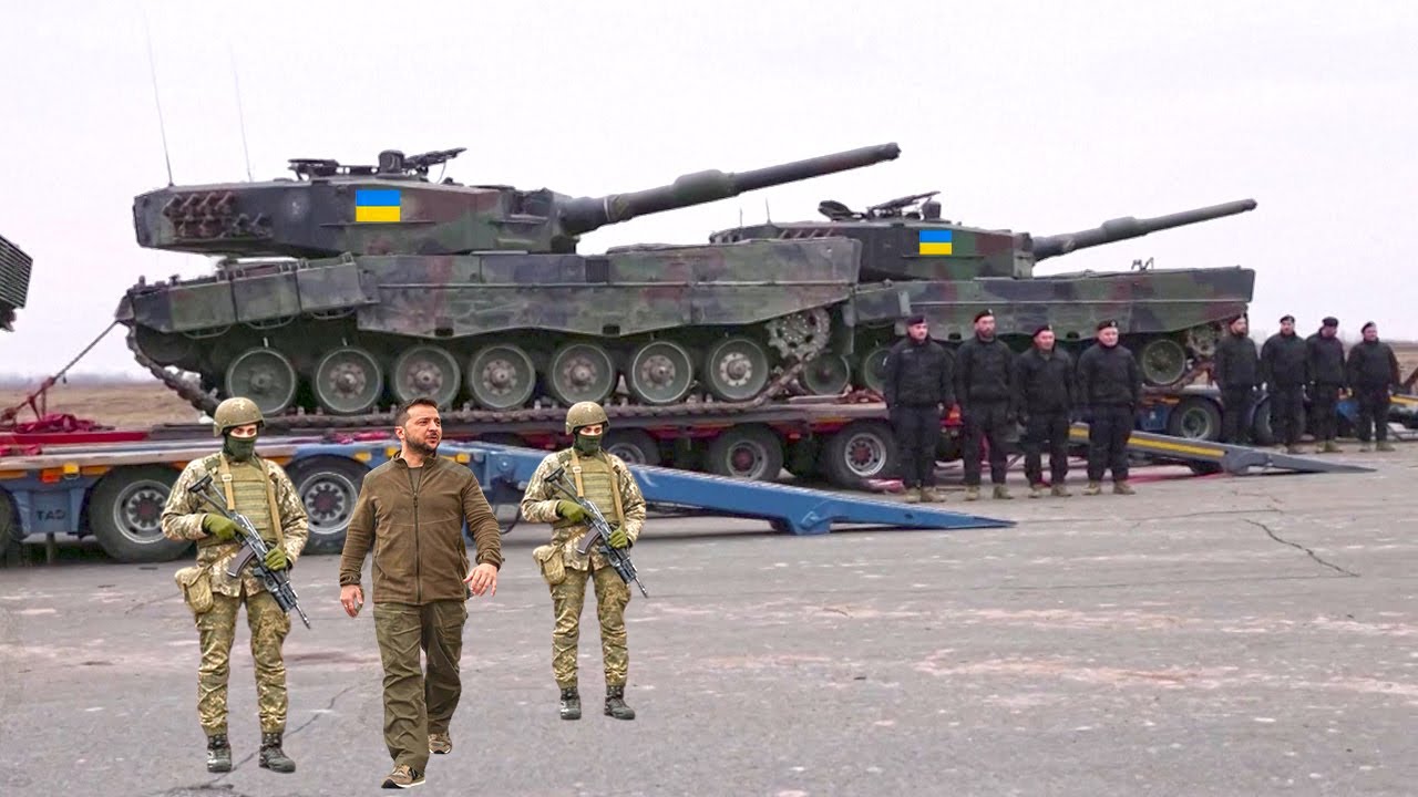 Stubborn Russia: Dozens of Leopard 2 Tanks Arrive Again in Ukraine ...