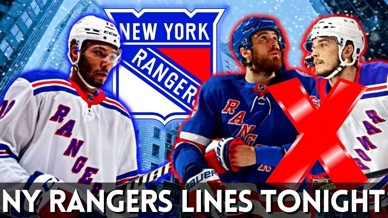 🔥 JUST LEFT!!! NY RANGERS LINES TONIGHT - NEW YORK RANGERS NEW - YouTube