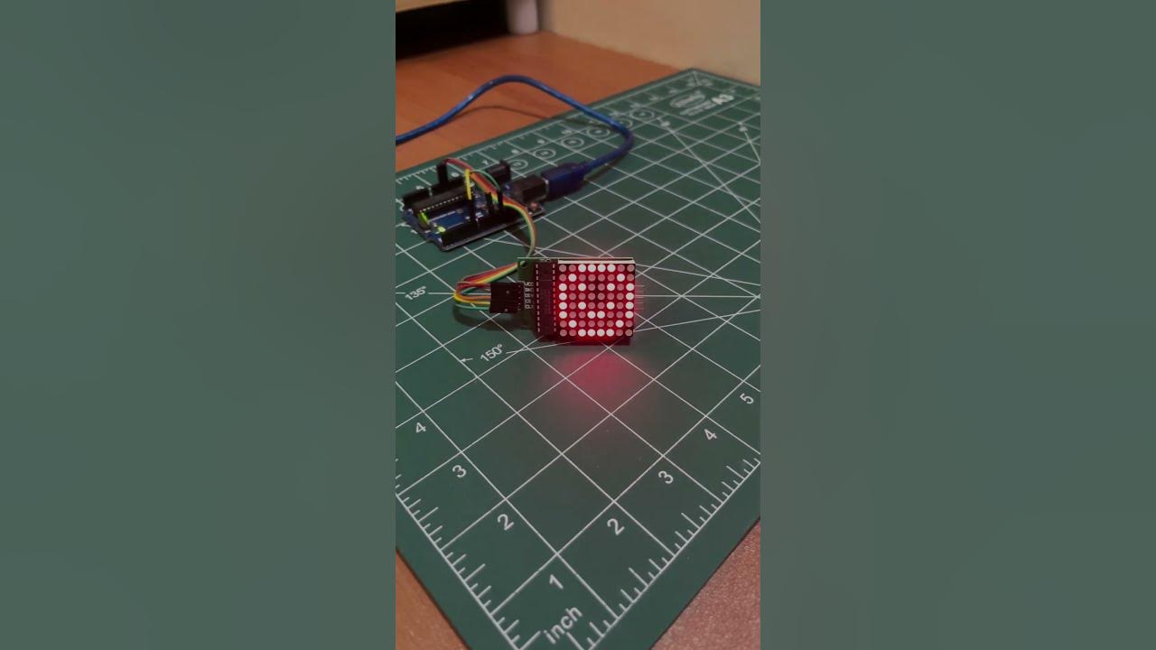 8x8 Matrix Display || Arduino Project || DTTL - YouTube