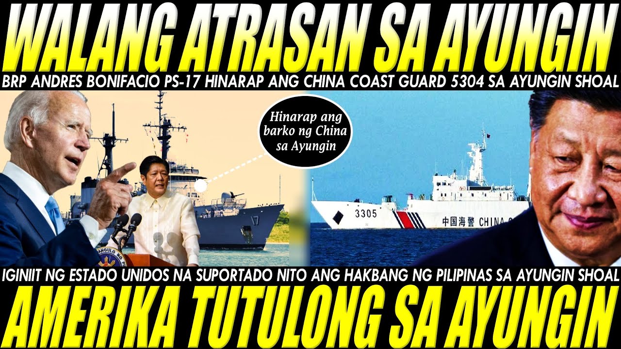WALANG ATRASAN, BARKONG PANDIGMA NG PILIPINAS HINARAP ANG BARKO NG ...