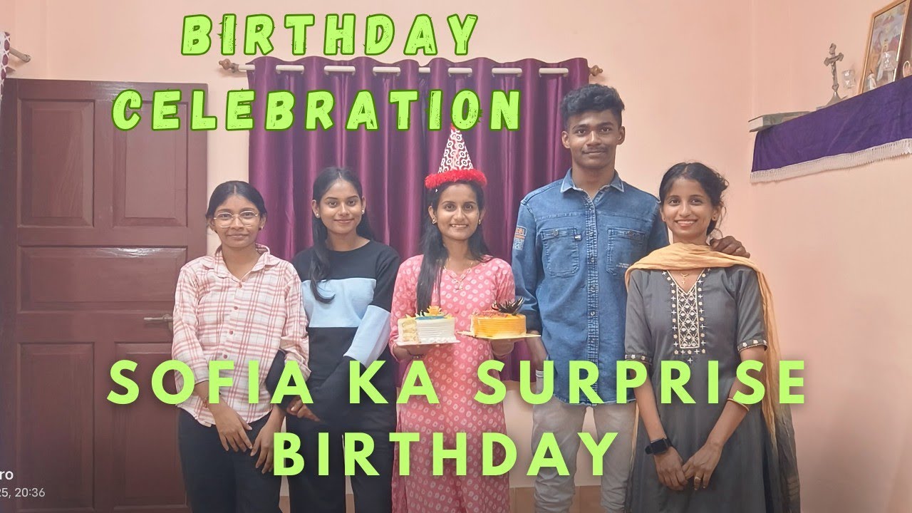 surprise party || Birthday celebration || Sofia ka birthday || #Jenifer Tirkey - YouTube