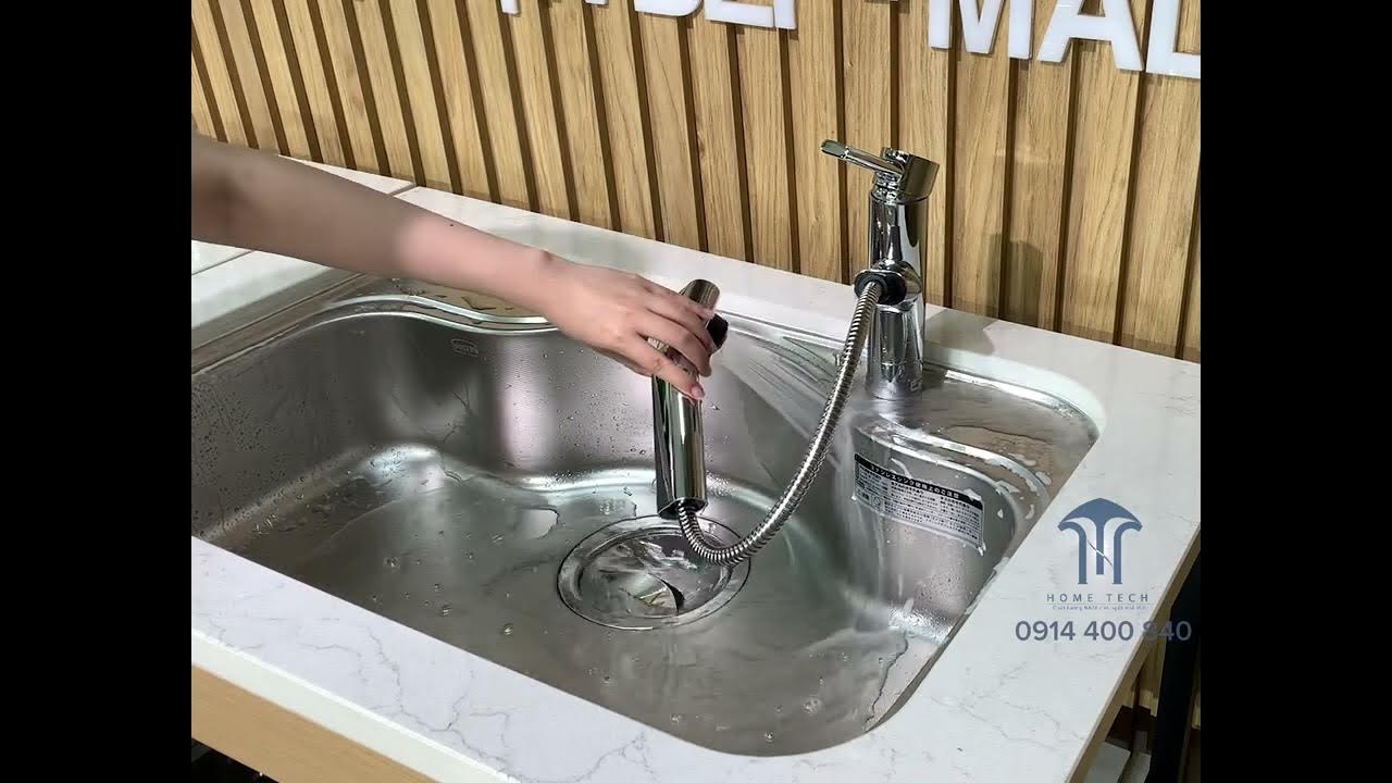 Vòi rửa chén nội địa Nhật Bản KM908 - Không thể thiếu cho những căn bếp sang trọng - YouTube