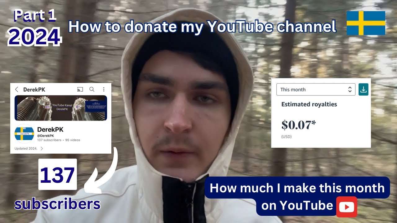 How to donate my YouTube channel. Part 1. [2024] - YouTube