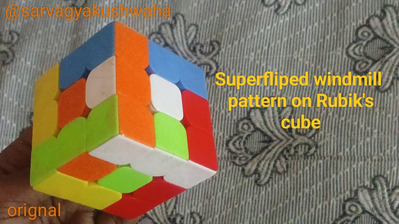 my super flipped windmill pattern on Rubik's cube. 24/04/24. - YouTube