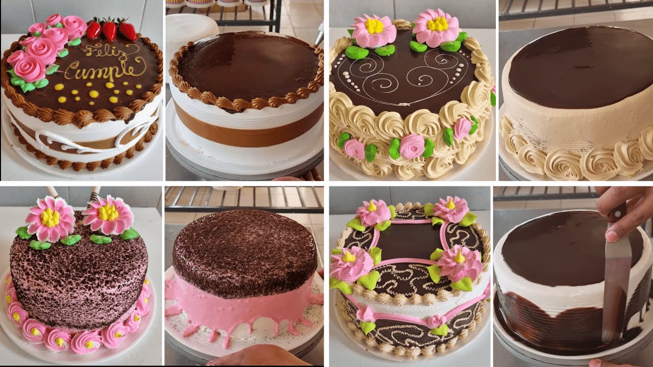 10 Ideas de pasteles increíbles para aprender a decorar - YouTube
