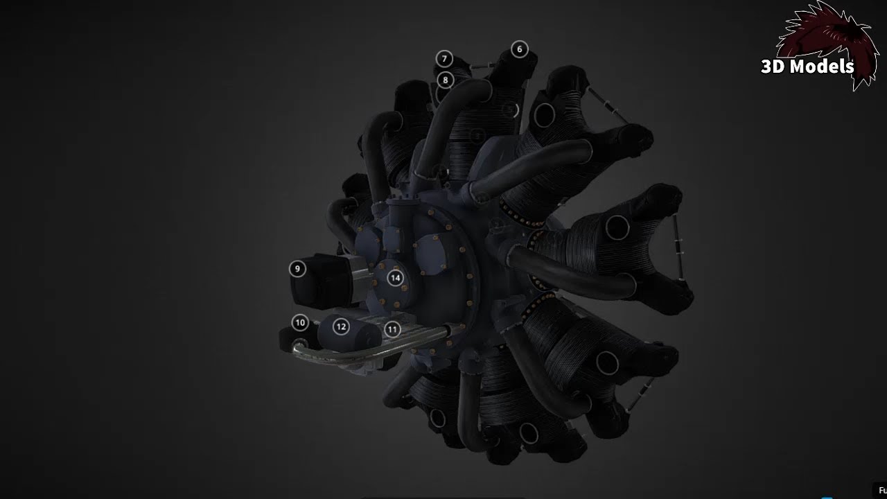 BMW-132 Engine - YouTube