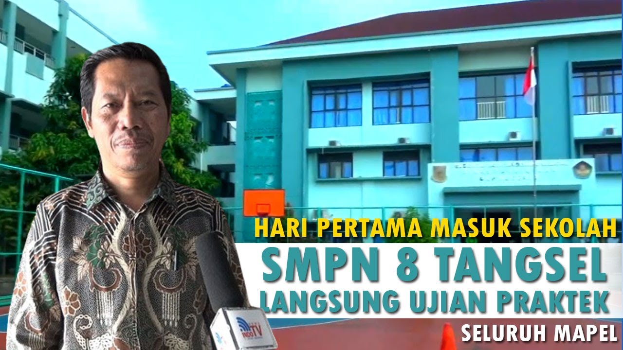INDOTV | Inilah...Hari Pertama Masuk Sekolah, SMPN 8 Tangsel - YouTube