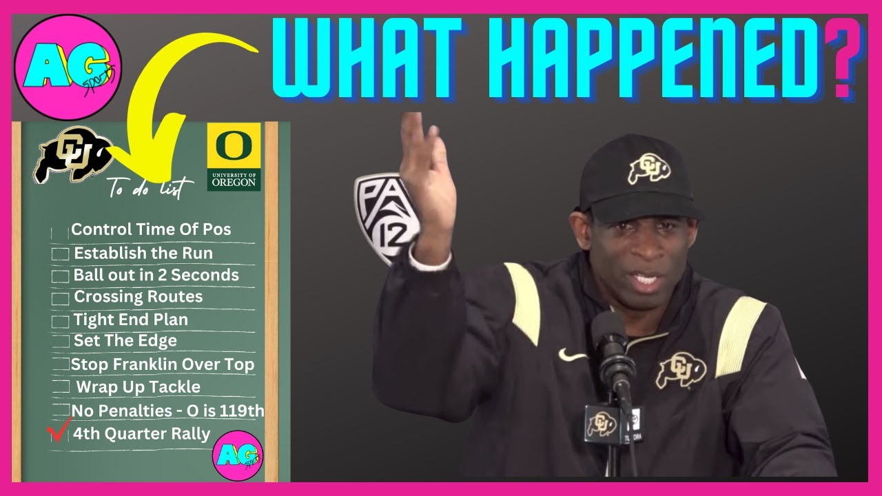 CU vs Oregon What Happened Game Plan Going Forward - YouTube
