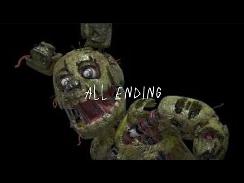 Fnaf 3 All Ending. - YouTube