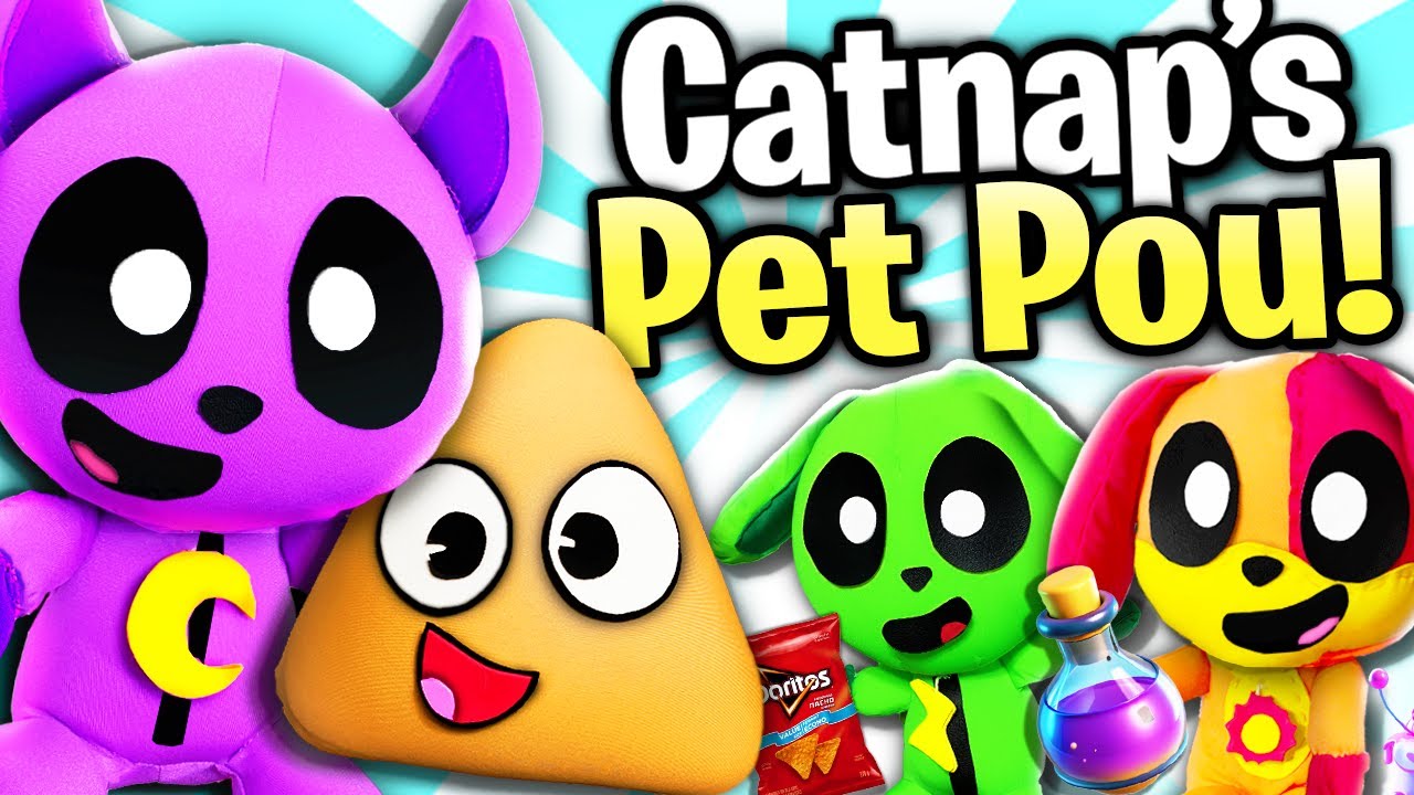 Smiling Critters Plush: Catnap's Pou! - YouTube