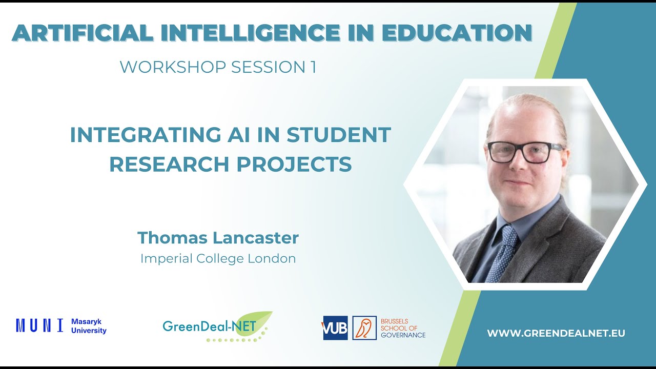 Integrating AI in Student Research Projects - YouTube