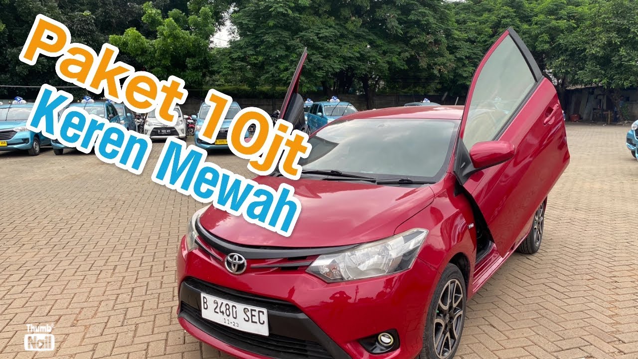 merah mempesona toyota vios limo ala lambo gen3 - YouTube