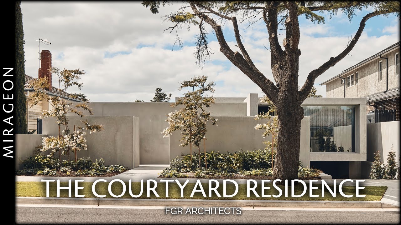 Evoking a Minimalist Labyrinth | Courtyard Residence - YouTube