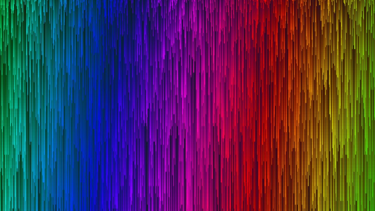 WebGL rainbow rain animation in HTML5 Canvas and JavaScript - YouTube