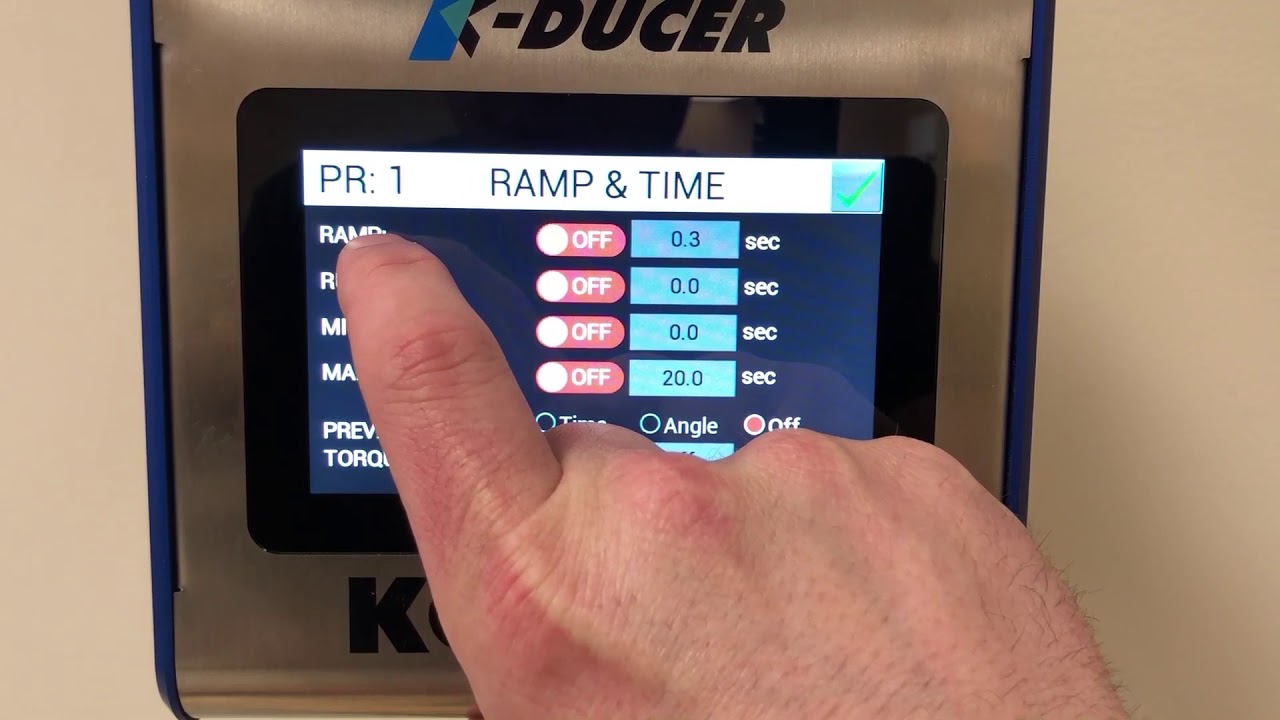 Kolver KDUCER- Ramp/Slow Start Feature - YouTube