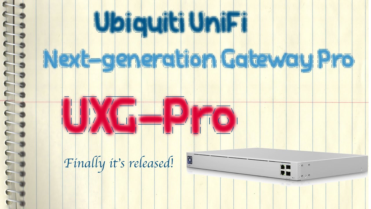 Ubiquiti UniFi Next-generation Gateway Pro UXG-Pro - Opening Box And ...