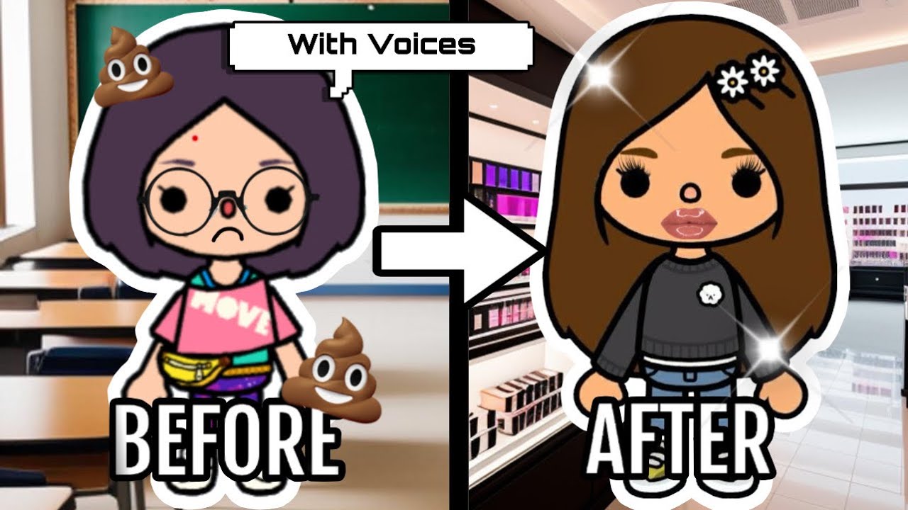 Glow Up 🌟💕 Toca Shimmer 🌟💕 WITH VOICES - YouTube