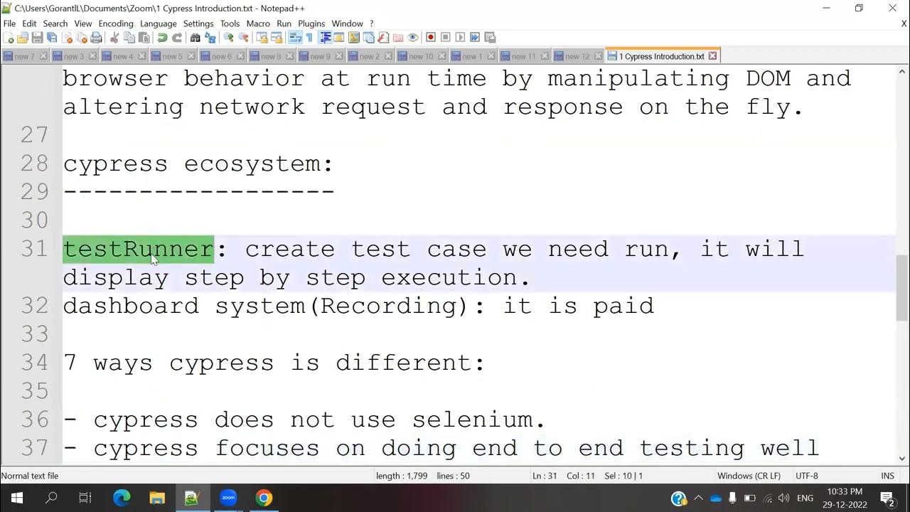Cypress Beginner Part 1 In telugu - YouTube