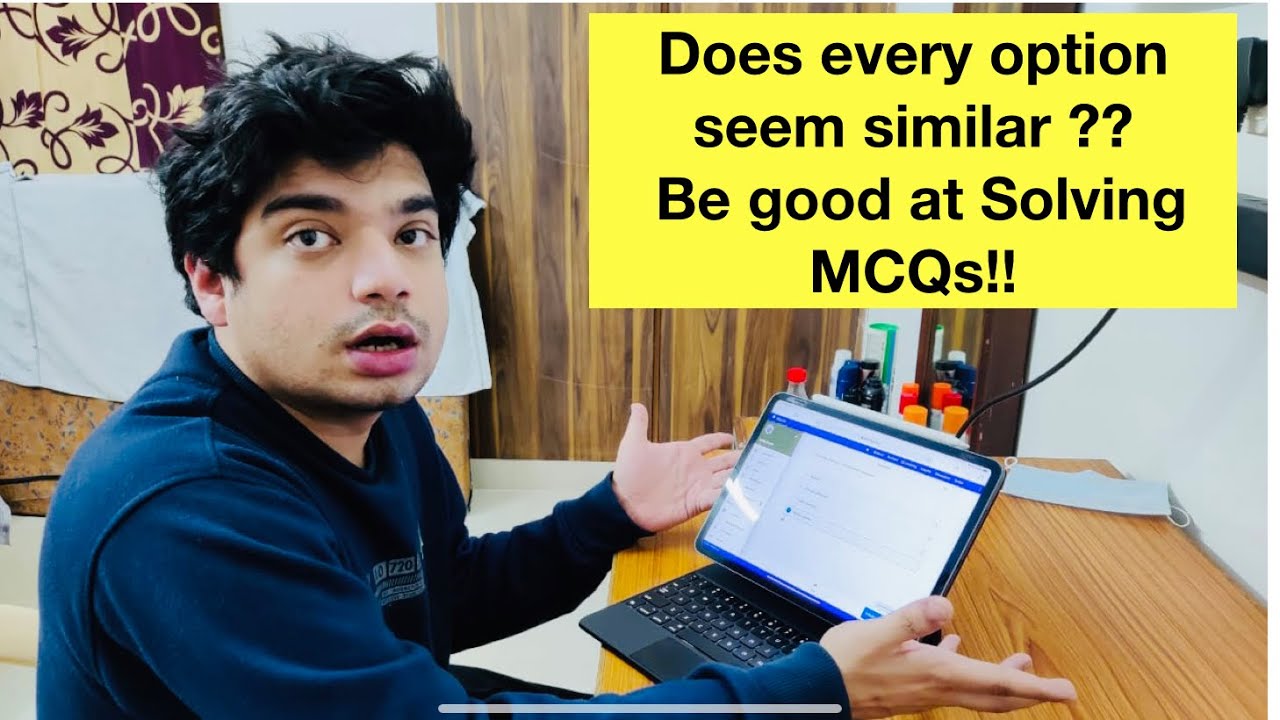 Solving MCQs : The most important skill for any NEET aspirant. - YouTube